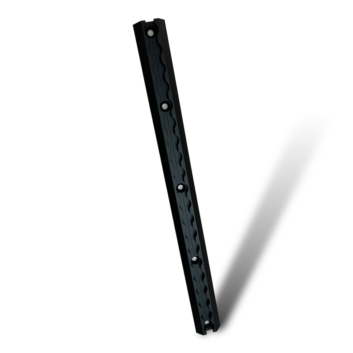 Airline Schiene, 100 cm lang, schwarz, eckig – 2Wheels Company