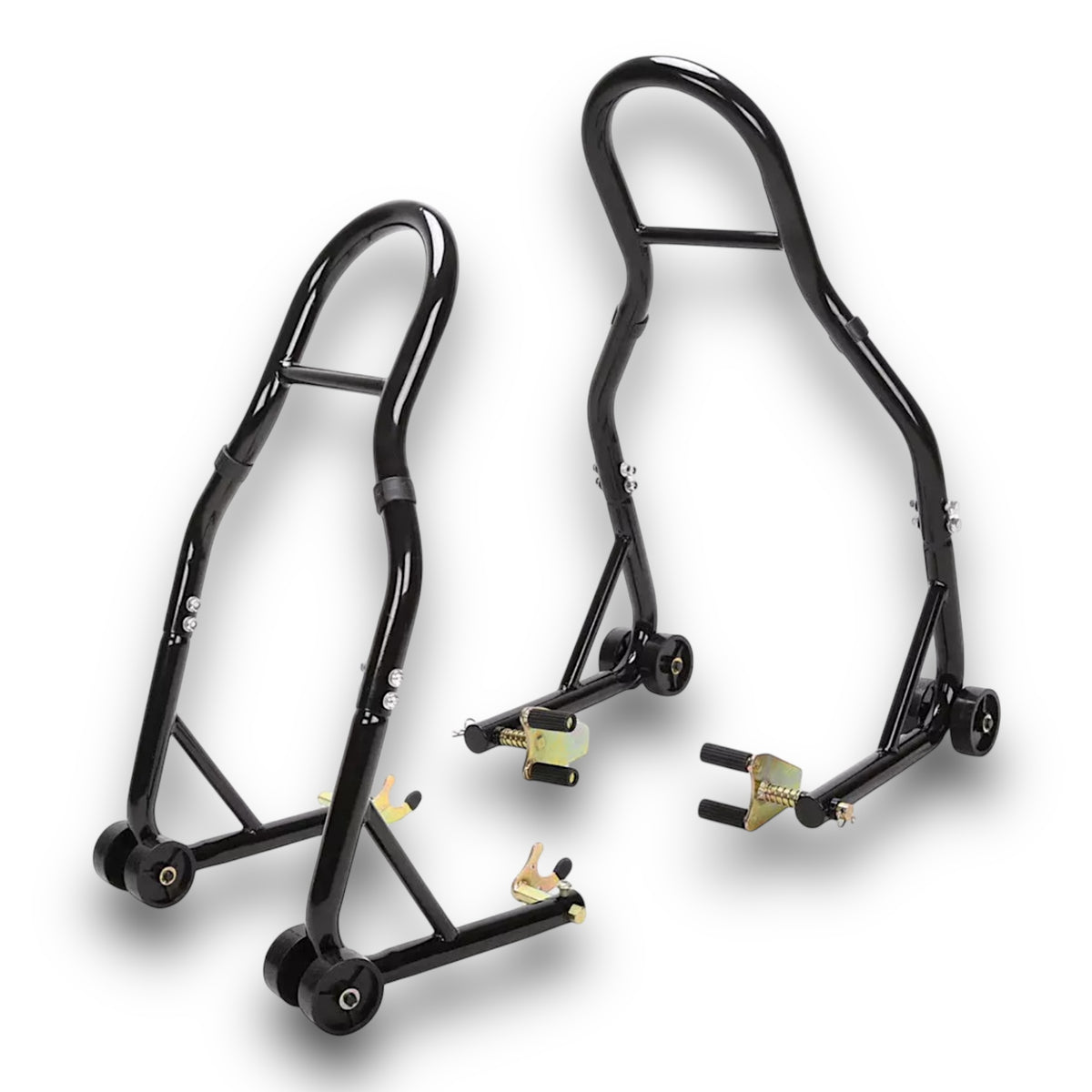 Motorcycle assembly stand aluminum universal black – 2Wheels Company